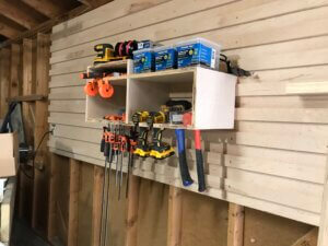 I made a french cleat wall – Wood Rather DIY